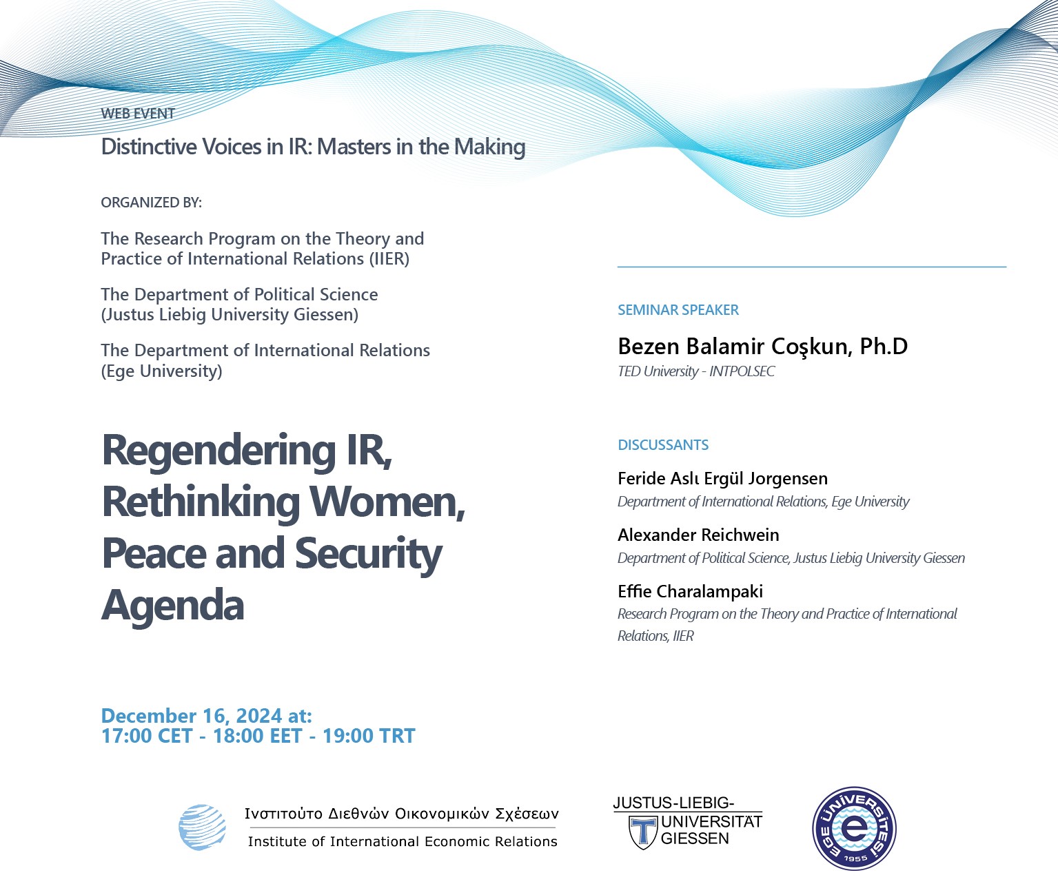 Distinctive Voices in IR: Masters in the Making – Bezen Balamir Coşkun ...